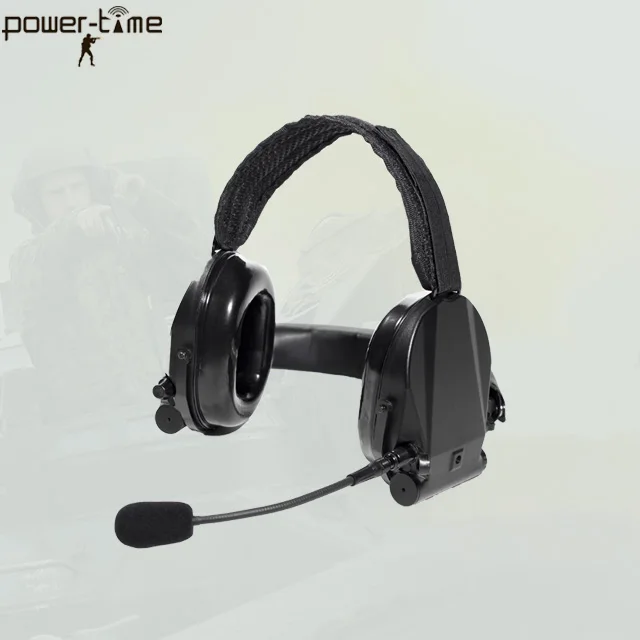 Military Tactical Prc 152 148 Radio Headset Hearing Protective Earpiece ...