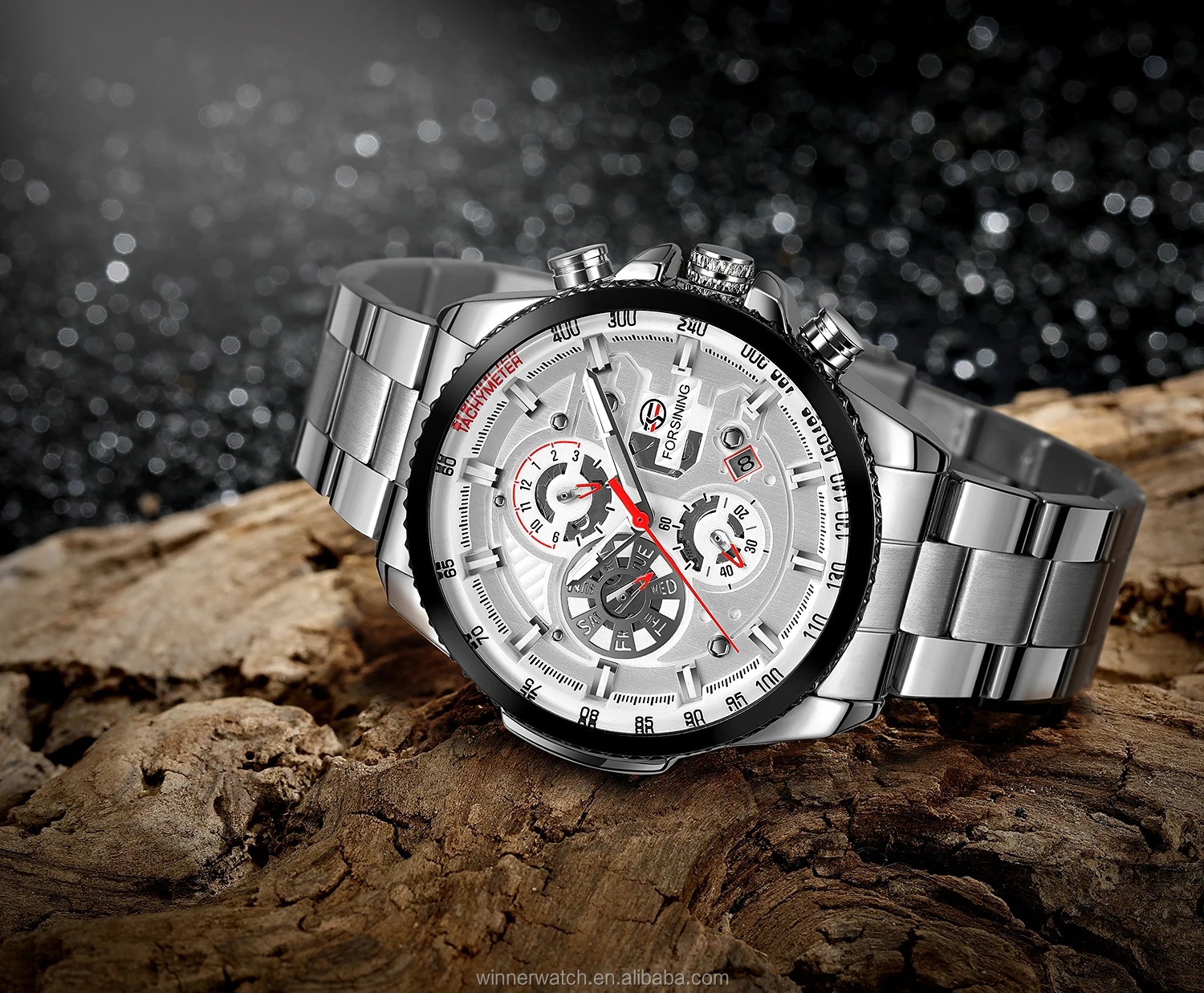 Luxury 3ATM Water Resistant Stainless Steel Automatic Watch