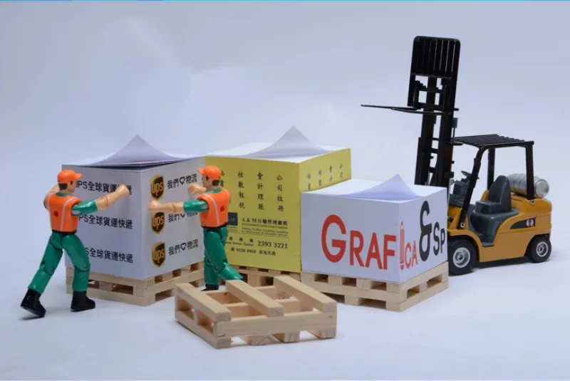 Factory Direct Sale Custom Sticky Note Pad With Wooden Pallet - Buy ...