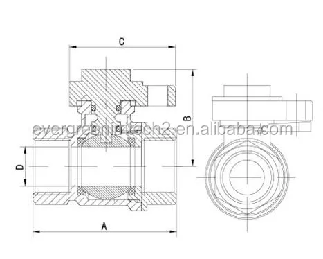 Brass Locked Ball Valve With Key Lock Brass Handle - Buy Hydraulic ...
