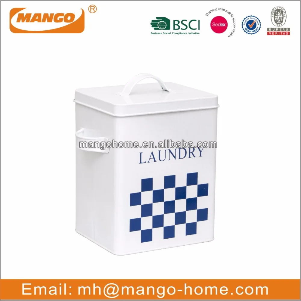 Colorful Rectangular Powder Coating Metal Laundry Powder Box - Buy ...