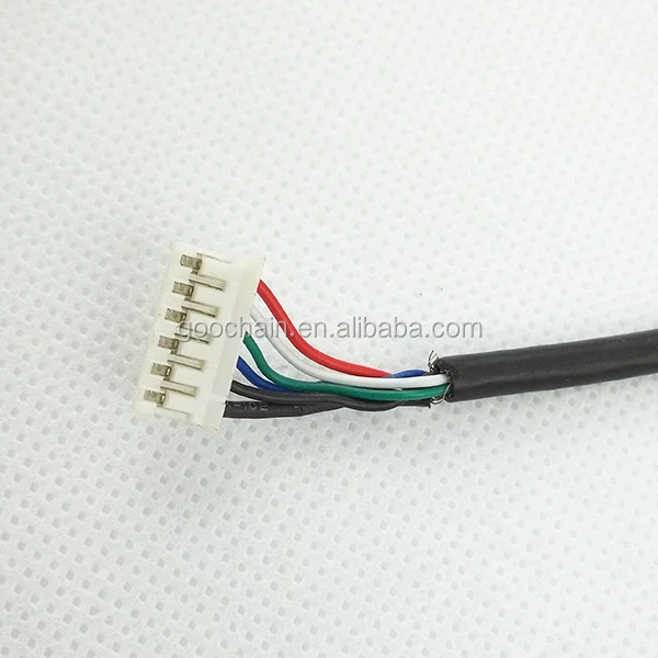 90 Degree Right Angle Micro Usb Male To 2.54 Pitch 6 Pin Molex Male ...