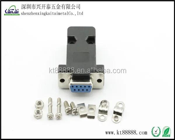 Usb Rs232 9p Connector Shell Black With 9p Female Hood - Buy 9p ...