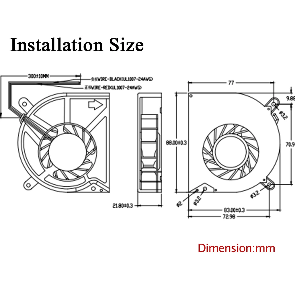 Plastic Cpu Cooler Air Blower 9020 90x90x20mm 90mm 12v 24v Cooling Fan ...