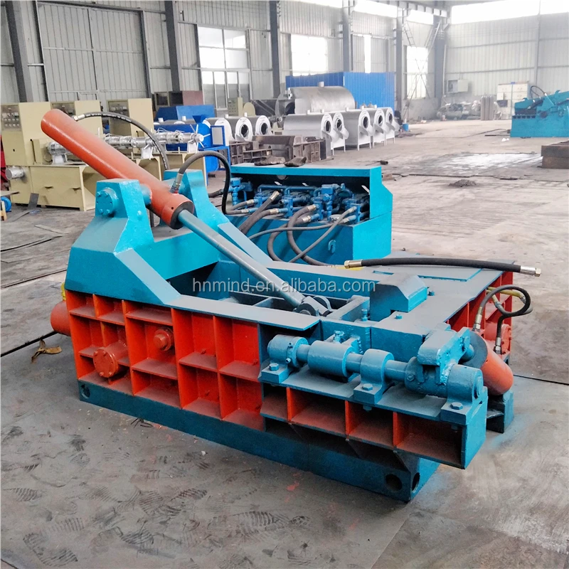 High Efficiency Hydraulic Scrap Metal Swarf Shear Baler Machine ...