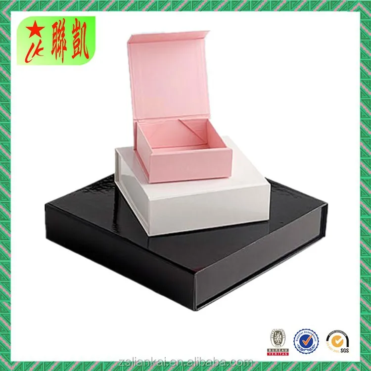 Unique Printed Paper Box Folding Foldable Box With Magnet Shipping Flat ...