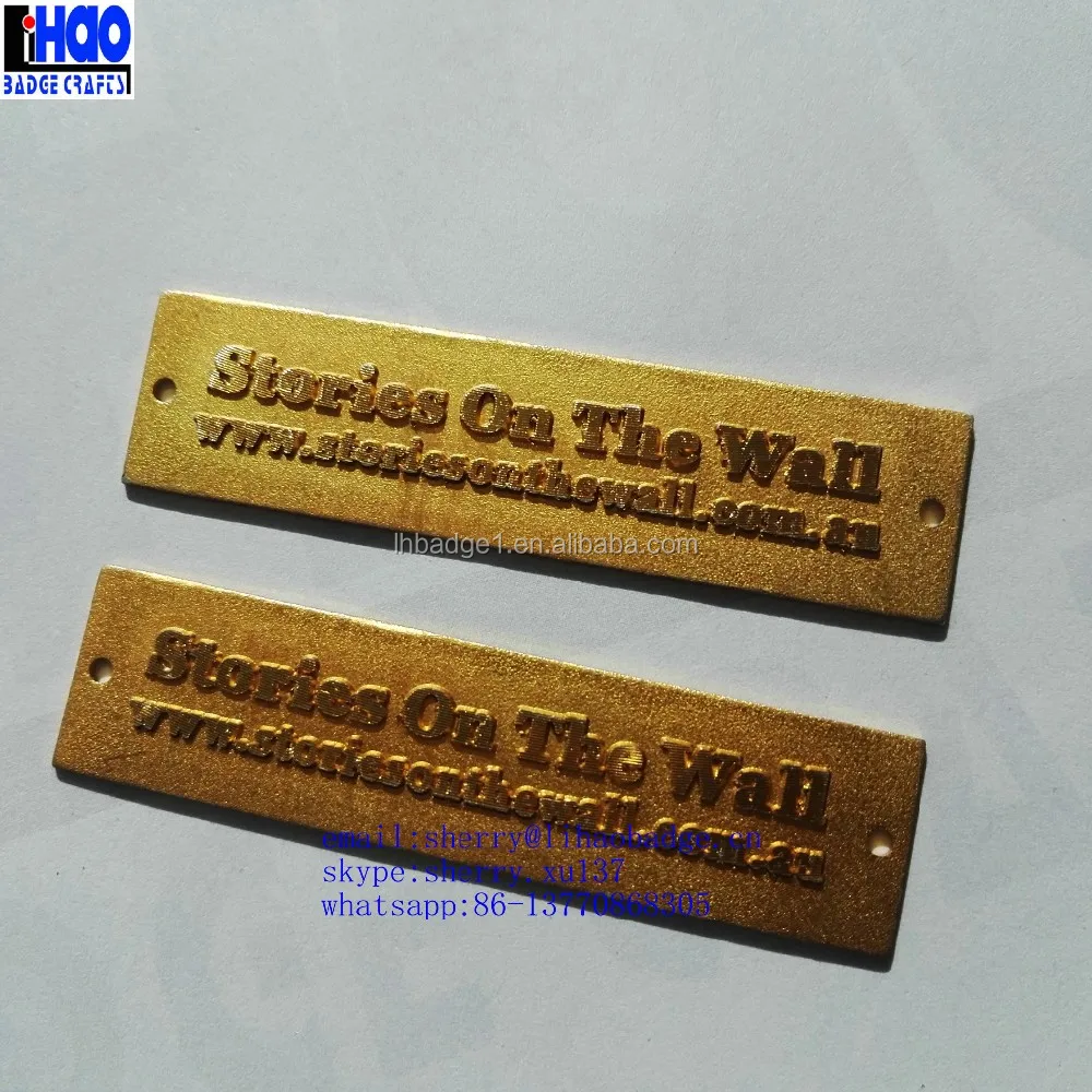 Aluminum Nameplate With Raised Logo,Custom Cheap Price Metal Aluminum ...