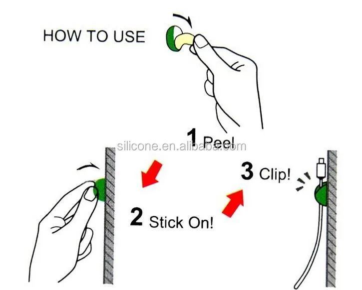 Soft Colorful Cable Holder Clips Round Wire Clip - Buy Round Wire Clip ...