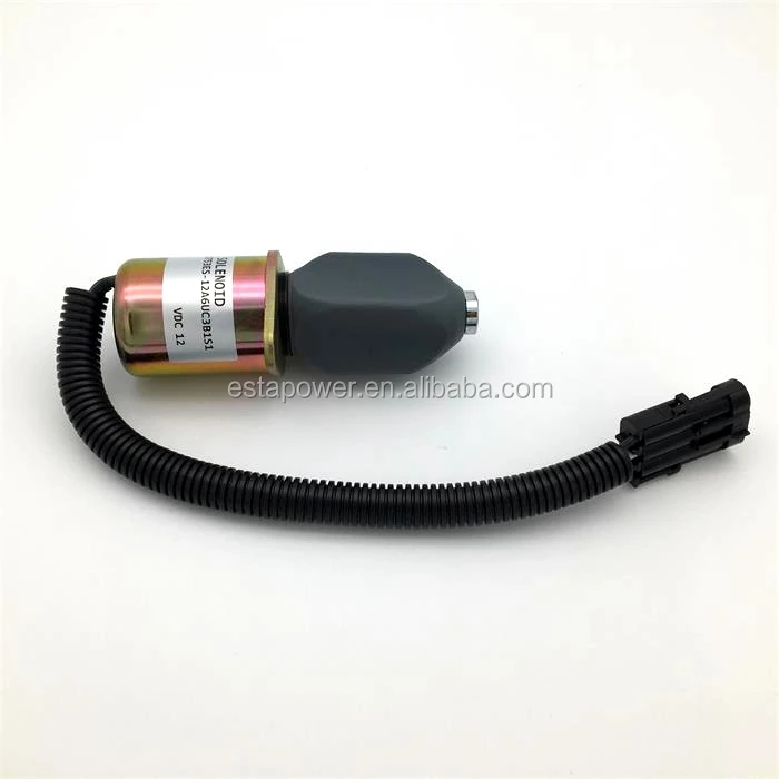 Diesel Fuel Solenoid 3919422 12v For Construction Machinery Oem