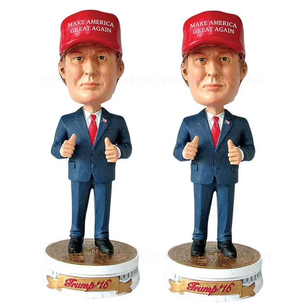 Great Sale 2017 Resin Cartoon Doll Donald Trump Bobble Head - Buy Trump ...