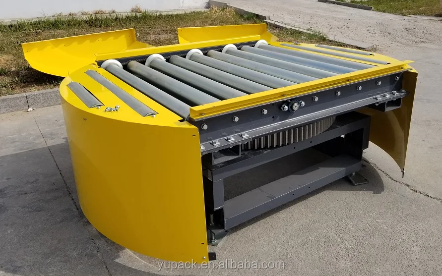 旋回ベアリング構造の90度パレットターンテーブルコンベア - Buy Turntable Conveyor,90 Degree ...