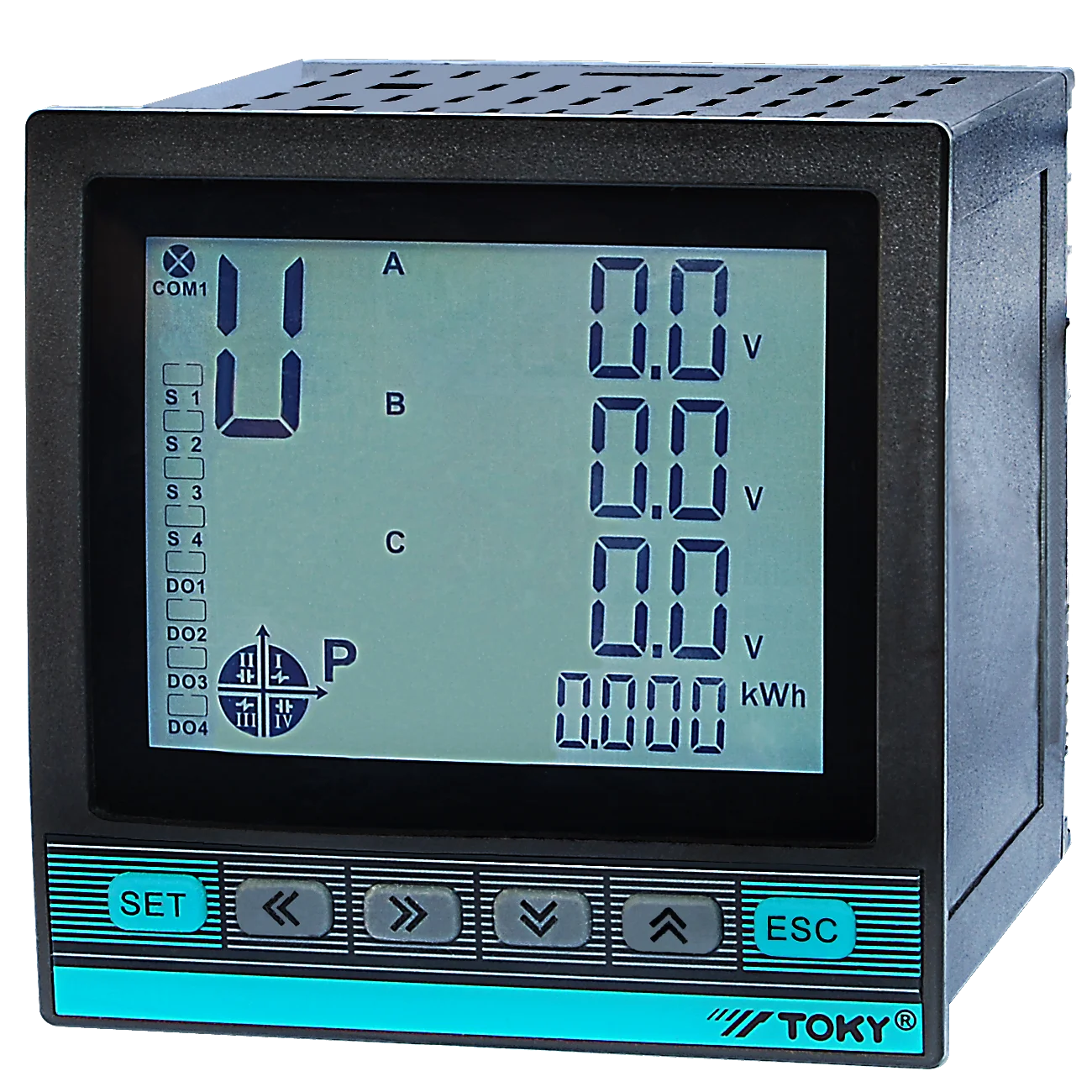 Toky Dw9l 3 Phase Ct Multi Function Power Meter Kwh Meter With Rs485 ...