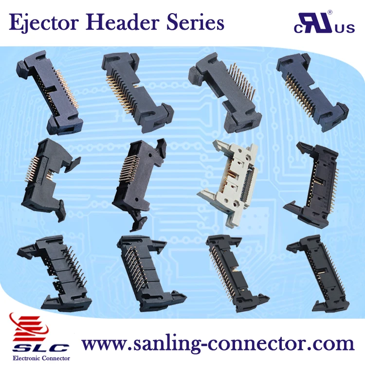 2.54mm Box Header Idc-type 10p Pcb For Contact With Idc Cable - Buy 박스 ...