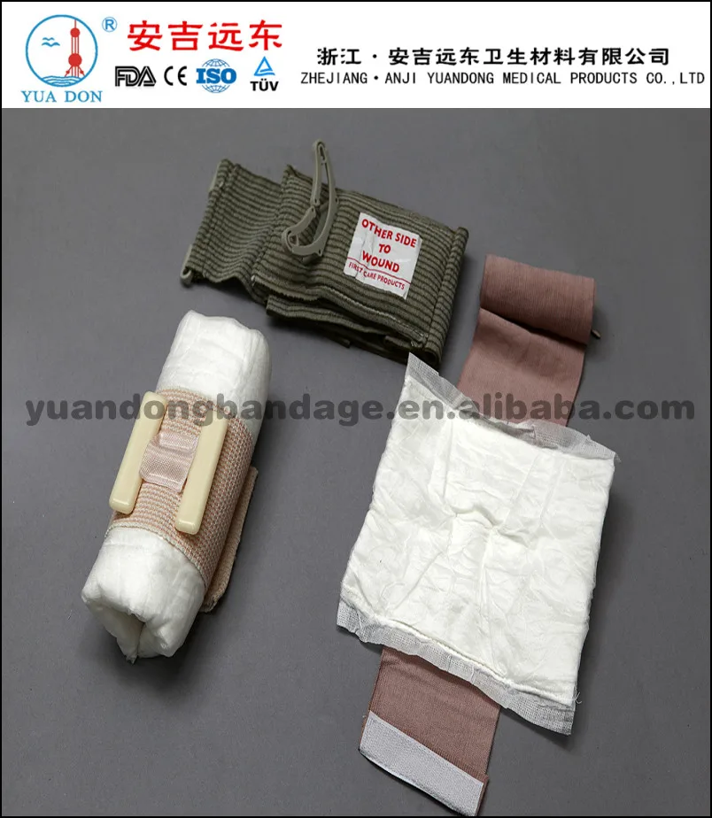 Yd20075 Military Medical Emergency Trauma Dressing(green) With Iso,Fda ...