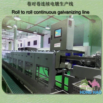 Roll-to-roll Continuous Plating Line / Gold,Silver And Copper Plating ...