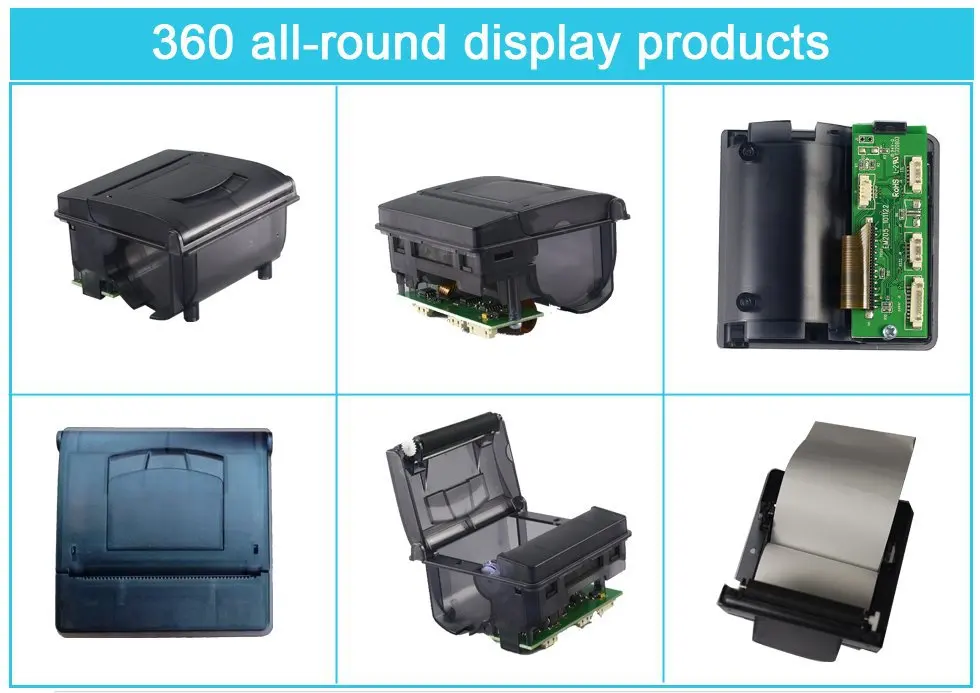 58mm Panel Thermal Printer With Front Panel Make Paper Replacement ...