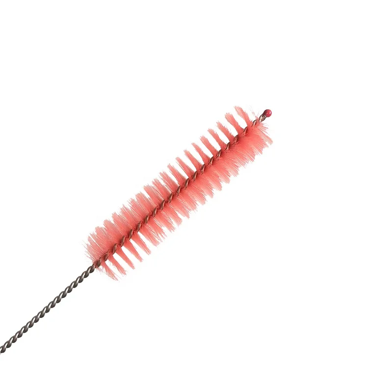 ESD 10MM Mini Pink Test Tube Straw Cleaning Nylon Brush