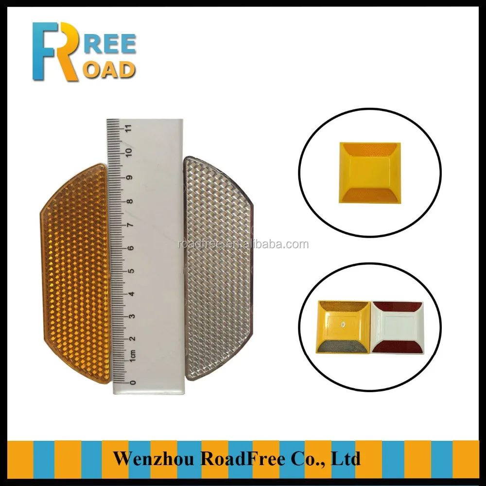 Road Safety Plastic Reflex Reflector For Road Studs - Buy Road Safety ...