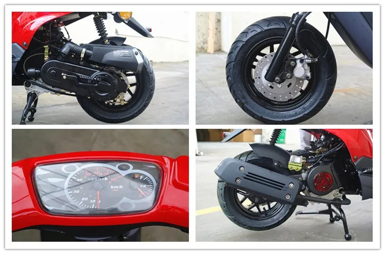 Chinese Factory Supply New Model 50cc 2 Stroke Gas Scooter - Buy 2 ...