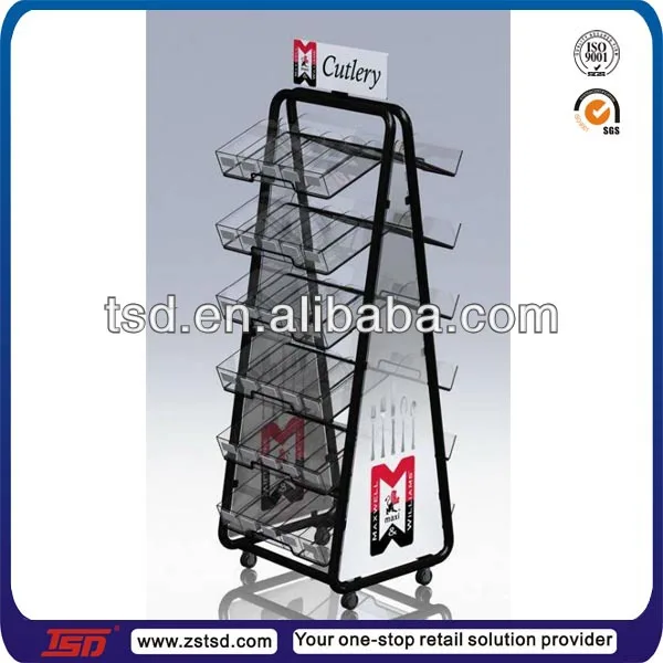 Acrylic Metal Tableware Display Rack - Buy Tableware Display Rack ...