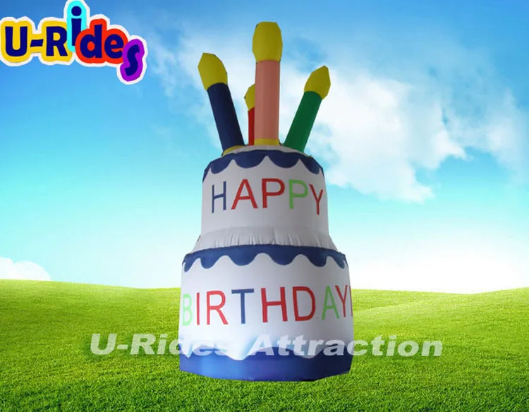3m Height Air Blower Inflating Nylon Material Inflatable Model Cake ...