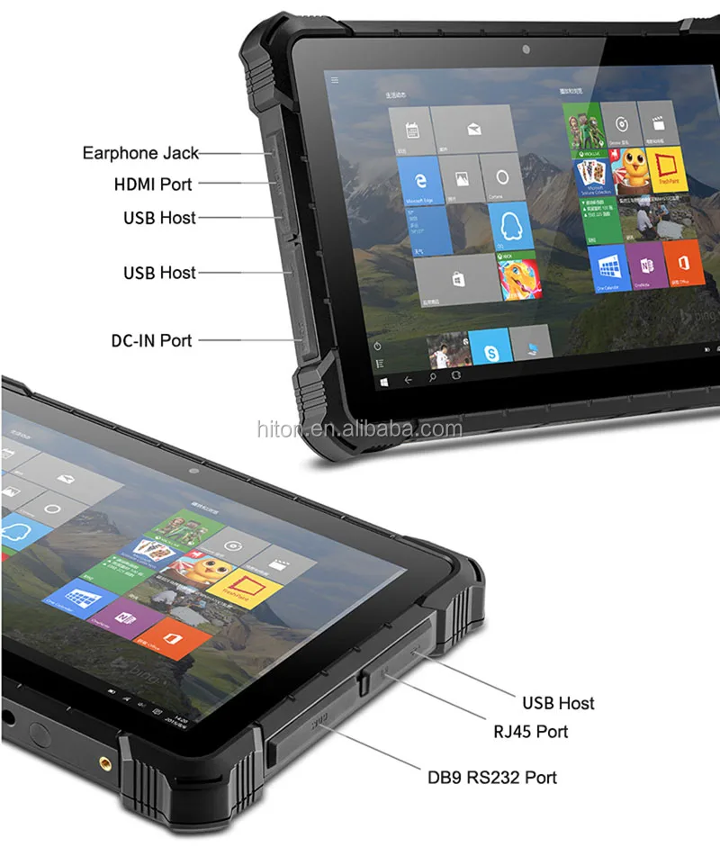 10.1" Rugged Tablets with Intel Z8350 CPU and Win10