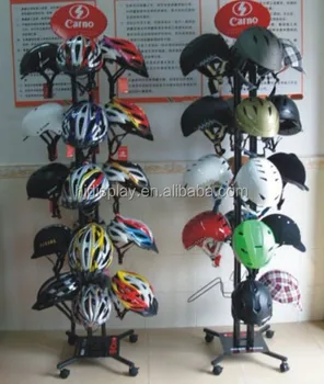 Metal Wire Stand For Motorcycle Helmet Store Display Stand - Buy Helmet ...