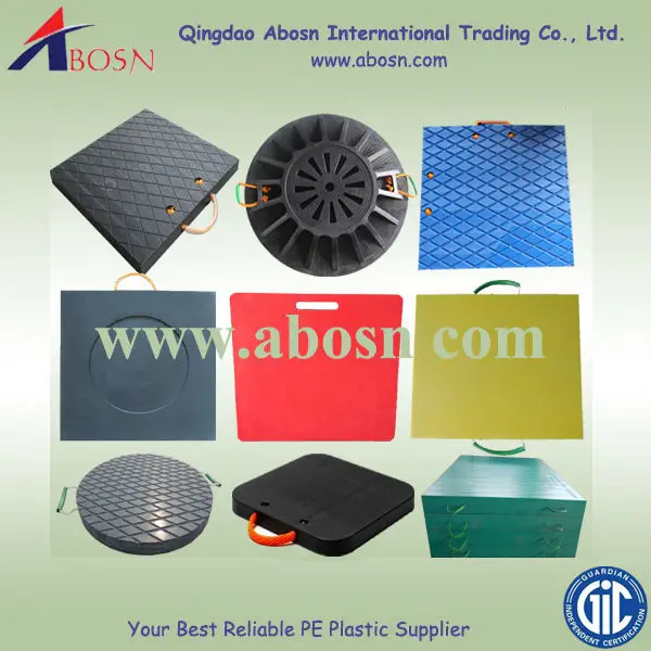 Crane Lifting Jack Stack Cribbing Blocks Pe Truck Outrigger Pads Outrigger Jack Pads - Buy ...