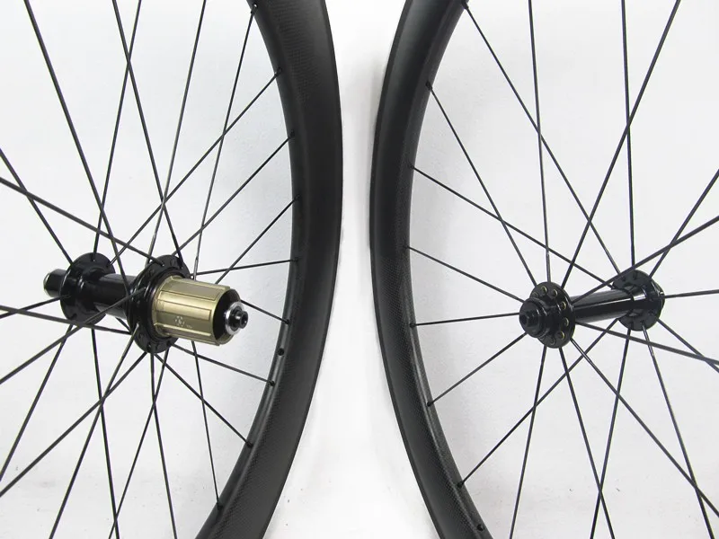 High Profile Carbon Bicycle Wheels Mixed Tubular Rims 60mm Front 88mm ...