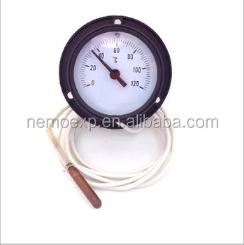 4 Inch Boiler Temperature Gauge - Buy Thermometer With Capillary Tube ...