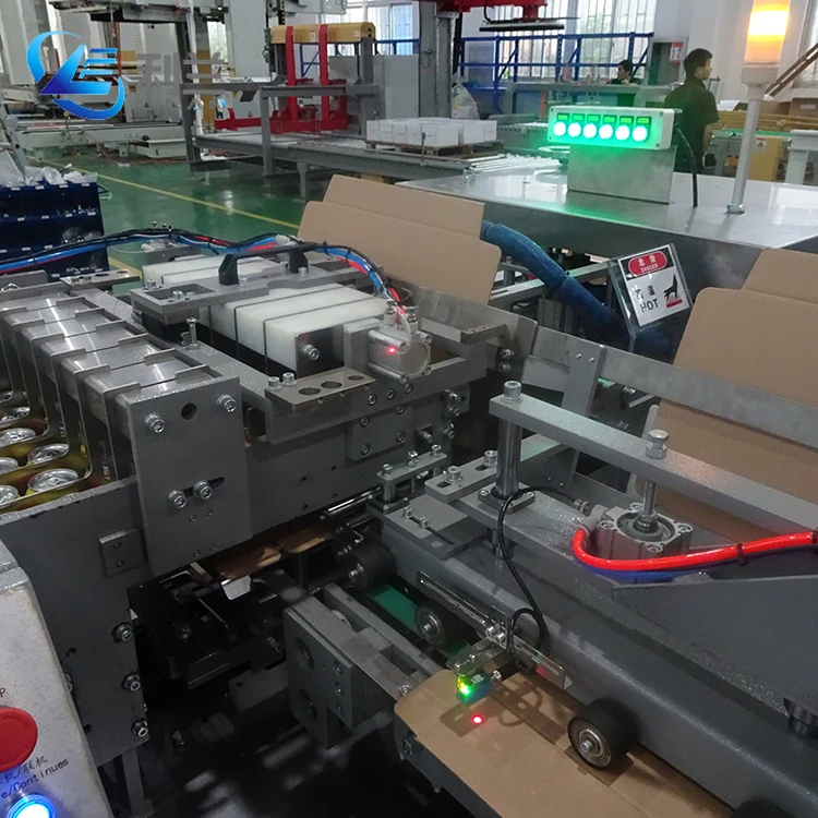 High Speed Automatic Wraparound Case Carton Packer Drop Type Wraparound Case Packer Carton ...