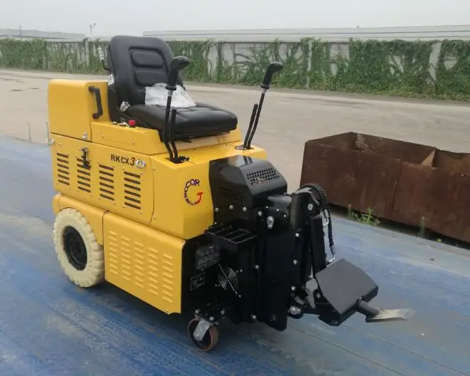 floor scraper machine removing different flooring material ride on ...
