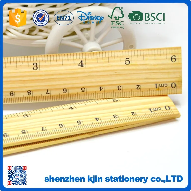 15cm Wooden Rulers With Double Scale 20cm 30cm Ruler For Kids - Buy ...