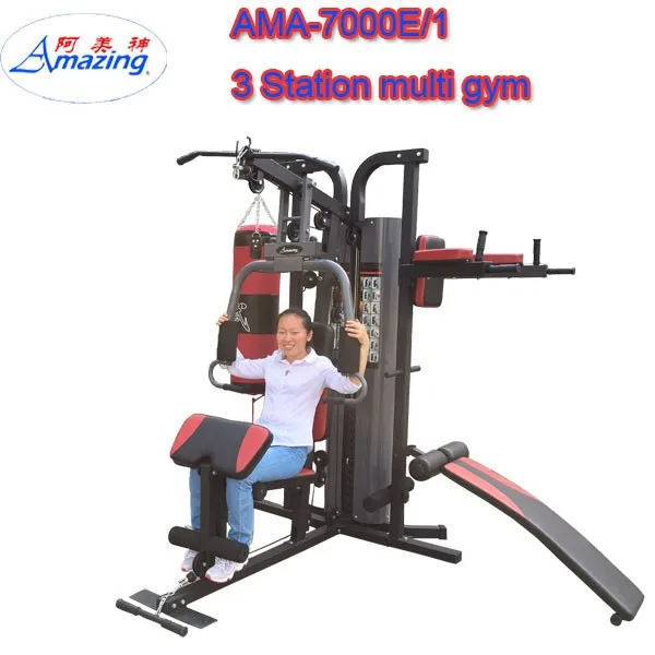 Fitness Equipment 3 Station Home Gym/gym Master Home Used/multi Home ...