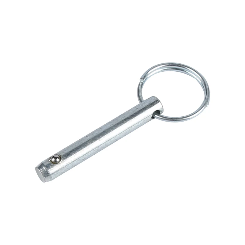 Pin Shaft Loaded Plunger Push Button Handle Spring Loaded Ball Locking ...