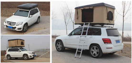 Hard Shell Roof Top Tent / Car Suv Minivan Rooftop Tent Auto Foldable ...