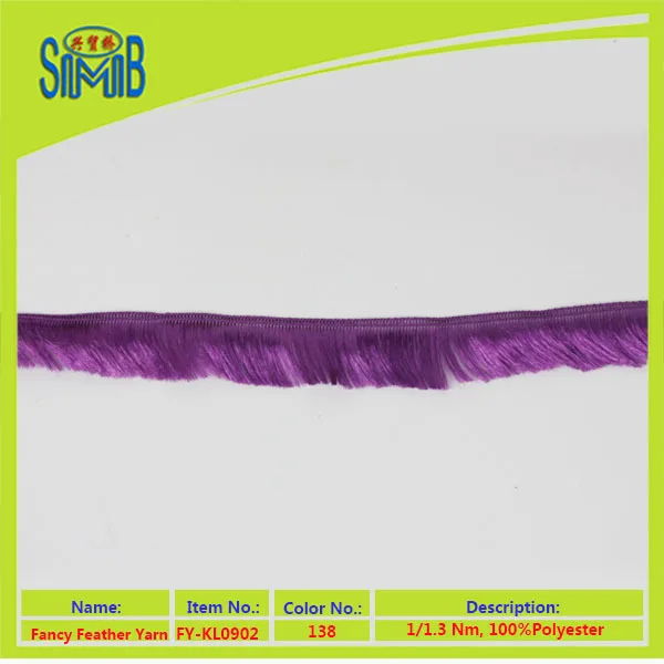 China Free Samples Fuzzy Yarn Feather Yarn Factory Huicai Textile ...