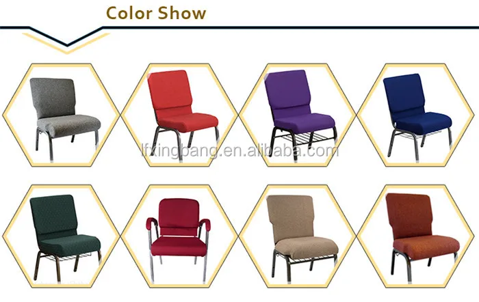 Interlocking Church Chairs For Sale With Back Pocket And Under Bookrack ...