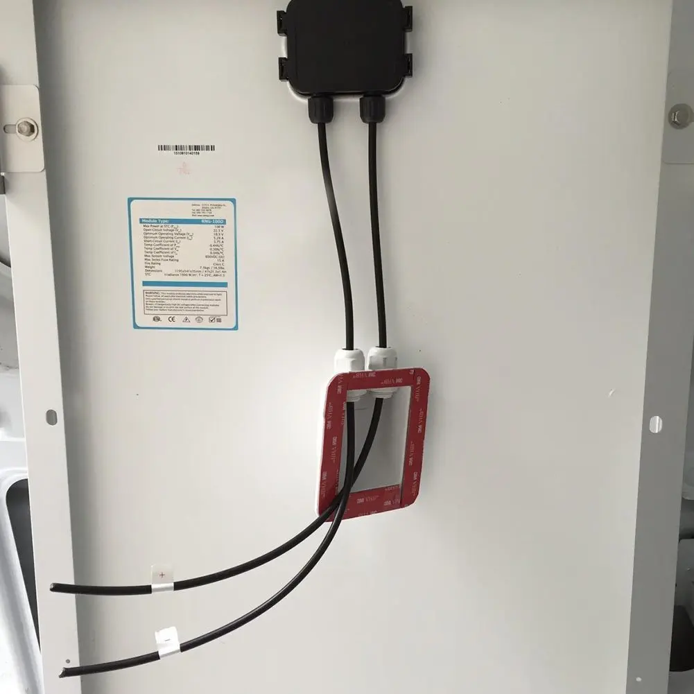 Weatherproof Cable Entry Housing Mount Abs Solar Double Cable Entry Box ...