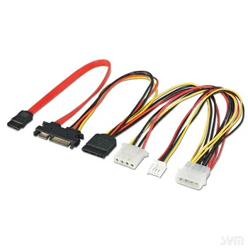 Sata 1 2 3 Power Data Cable Motherboard Hard Drive Micro Sata Cable ...