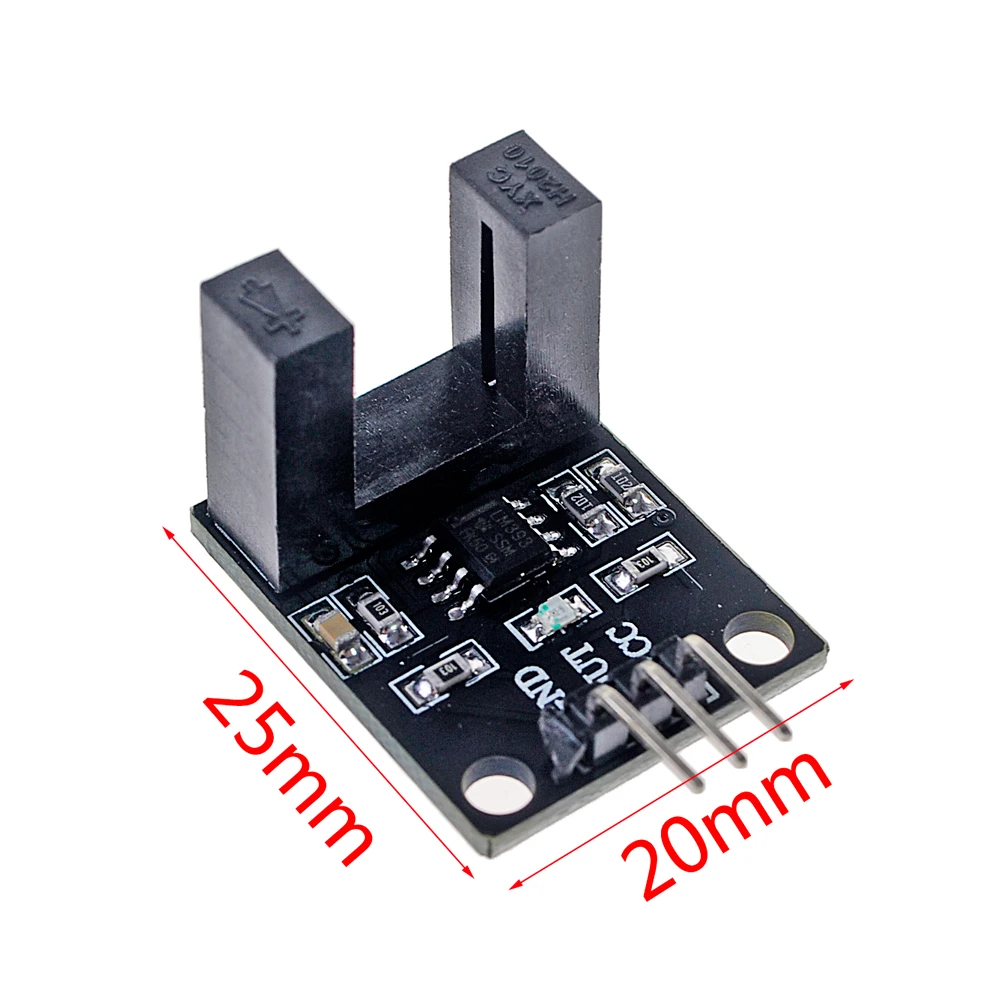 Photoelectric Beam Speed Sensor Module Lm393 Motor Count Speed Sensor Module 10mm Groove Coupler ...