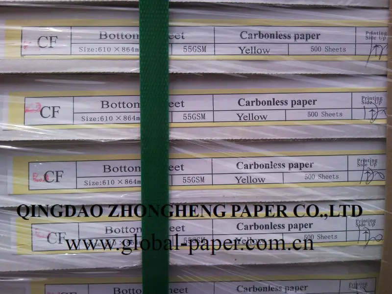 Cb Cfb Cf Carbonless Paper/ncr Paper In Rolls For Five Colors - Buy Ncr ...