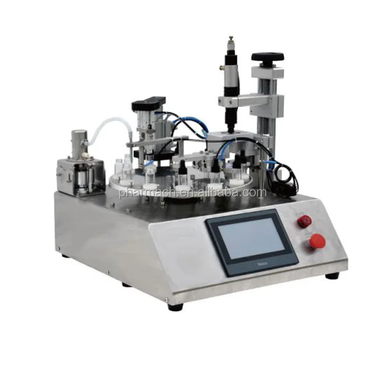 Laboratory Xb25 One Head Small Vial Filling Machine For Blood,Oral ...