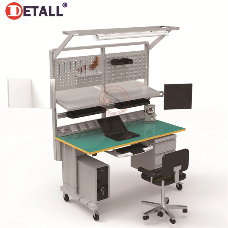 Detall Tool Workstation - Mobile Repair Table with Drawers