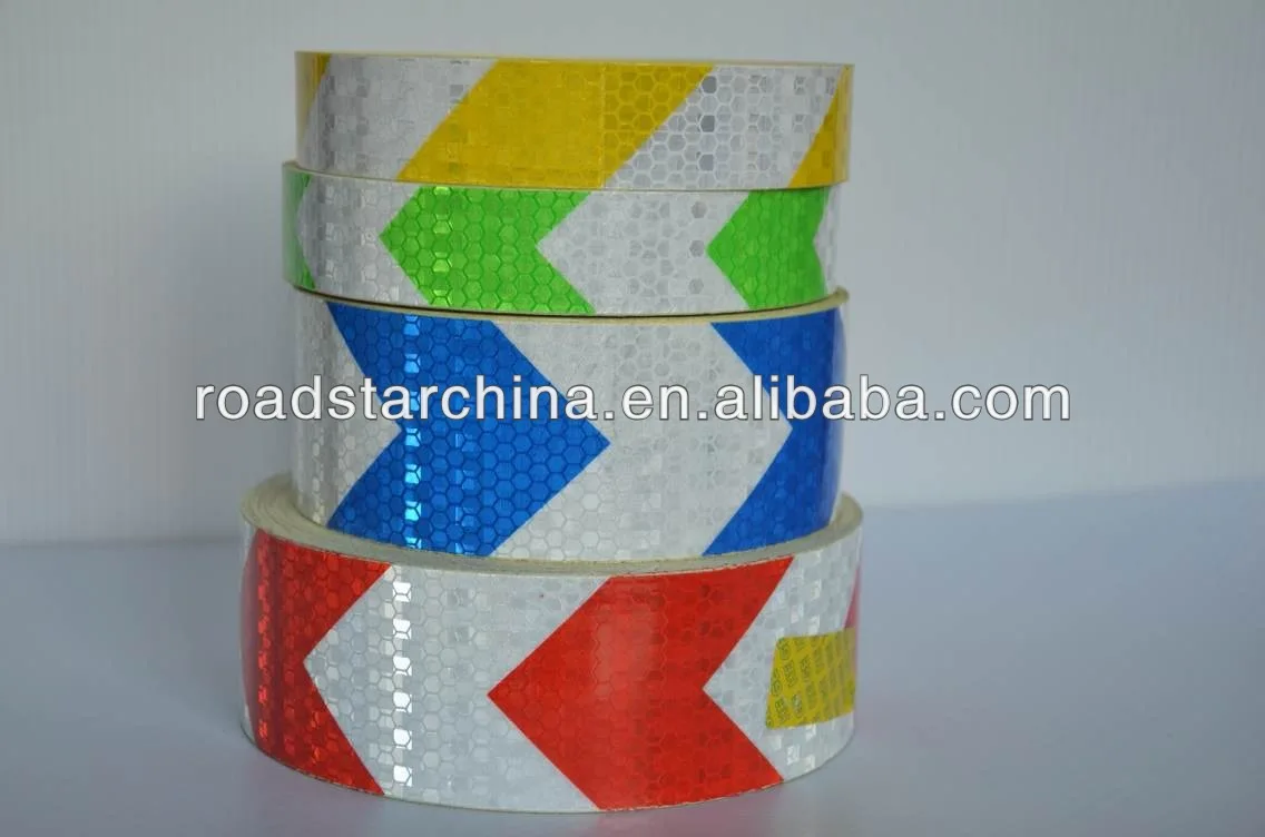 Reflective Chevron Adhesive Tape - Buy Reflective Chevron Tape ...