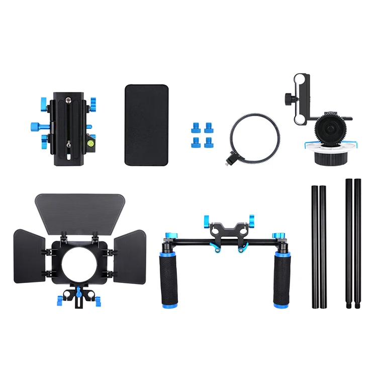 High Quality New Handle Video Rig Camera Cage Stabilizer + Matte Box ...