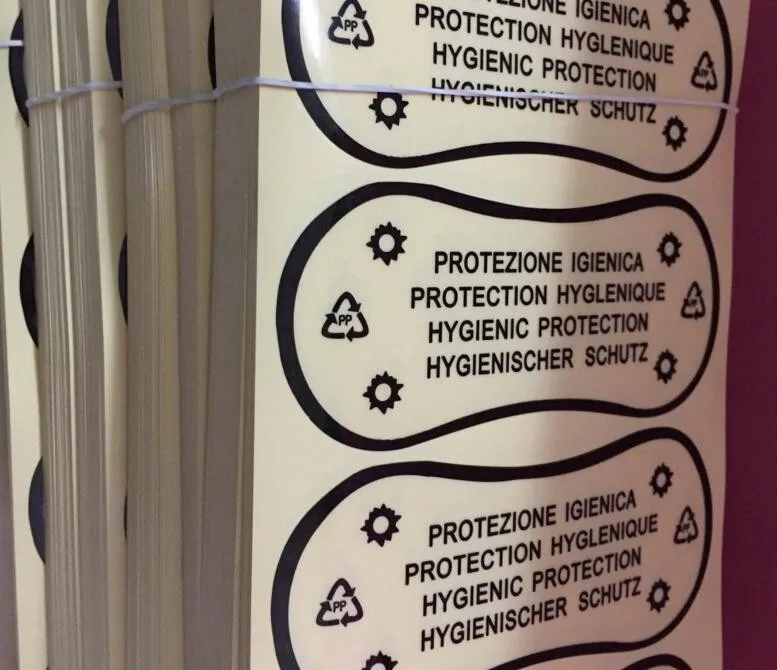 Custom Waterproof Adhesive Hygienic Protection Sticker For Swimwear ...
