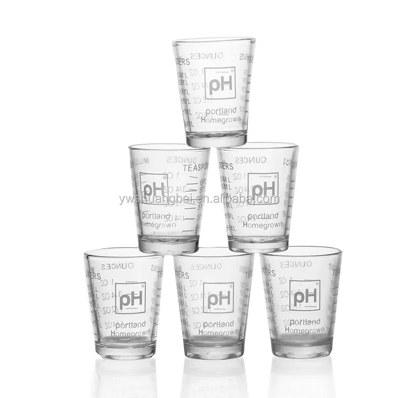 50ml Measuring Shot Glass With Scale/ Scale Mini Shot Glass/bar Scale ...