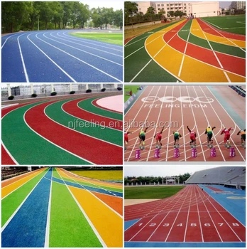 Rubber Running/ Jogging Track Material,Synthetic Rubber Running Track ...