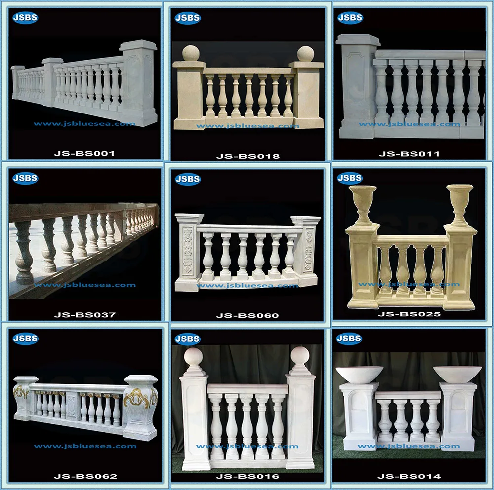 Balaustres Modernos De Piedra De Granito De Mármol,Terraza Al Aire ...